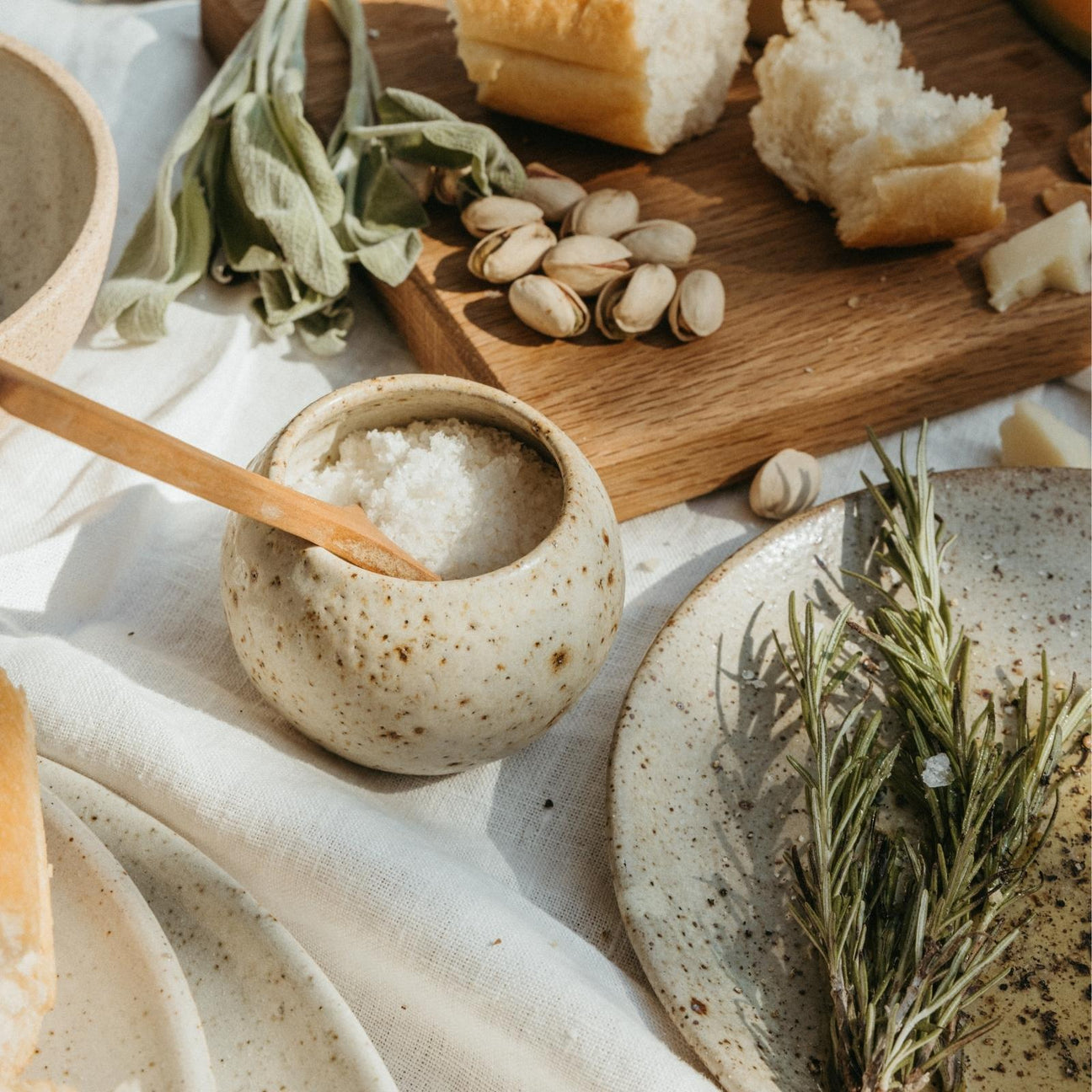 Ceramic Glazed Spice Bowl and Spoon Set – Casa Zuma