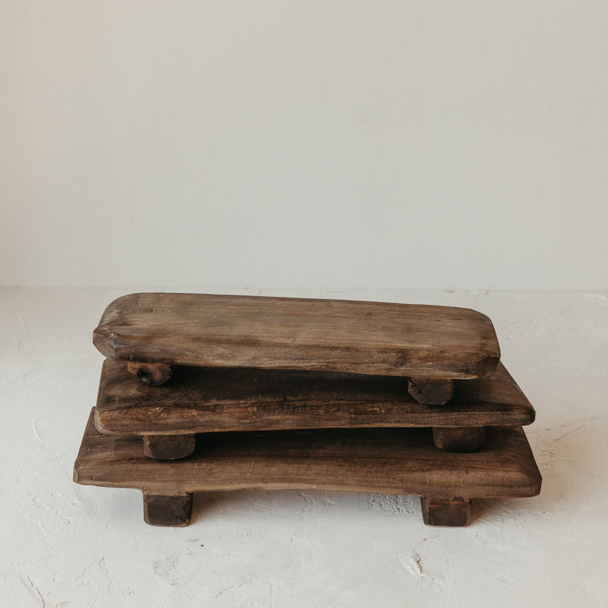 Reclaimed Wood Pedestal Tray – Casa Zuma